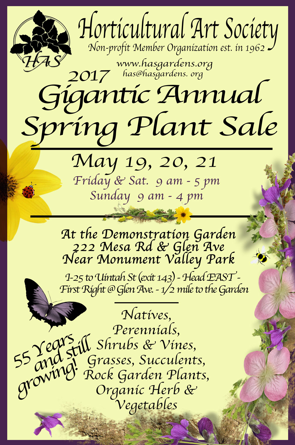 2017-plant-sale-poster | Horticultural Art Society